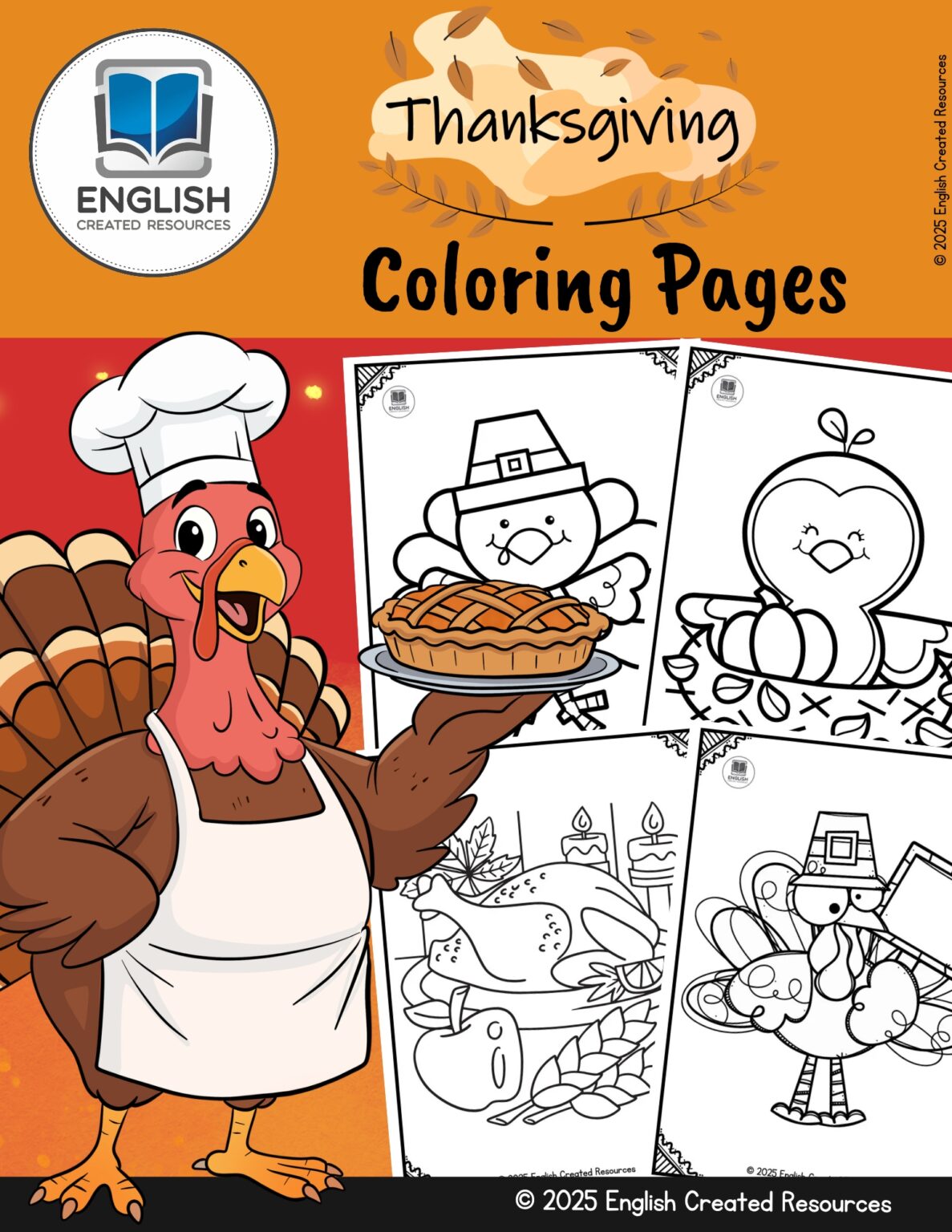 Thanksgiving Coloring Pages – English Created Resources