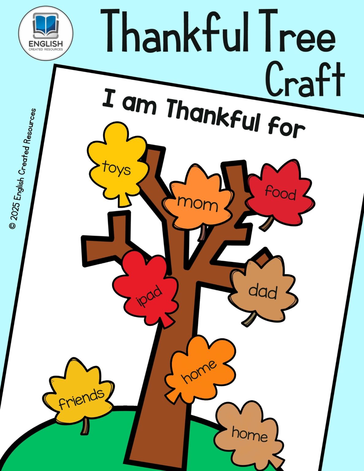 Thankful Tree Craft – English Created Resources