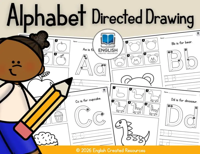 Alphabet Directed Drawing – English Created Resources