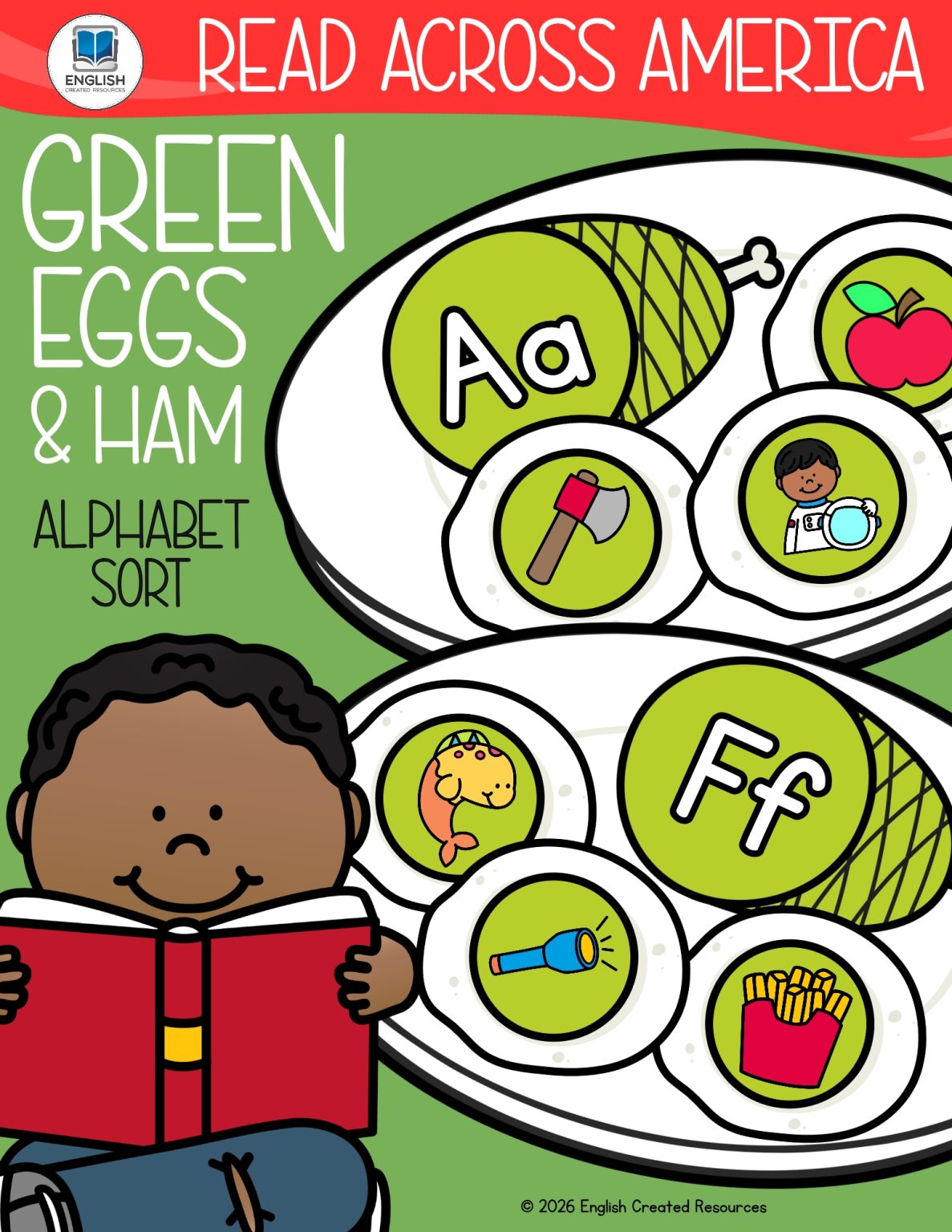 Read Across America Alphabet Sort – English Created Resources