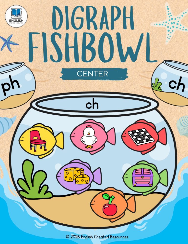 Digraph Fishbowl Center – English Created Resources