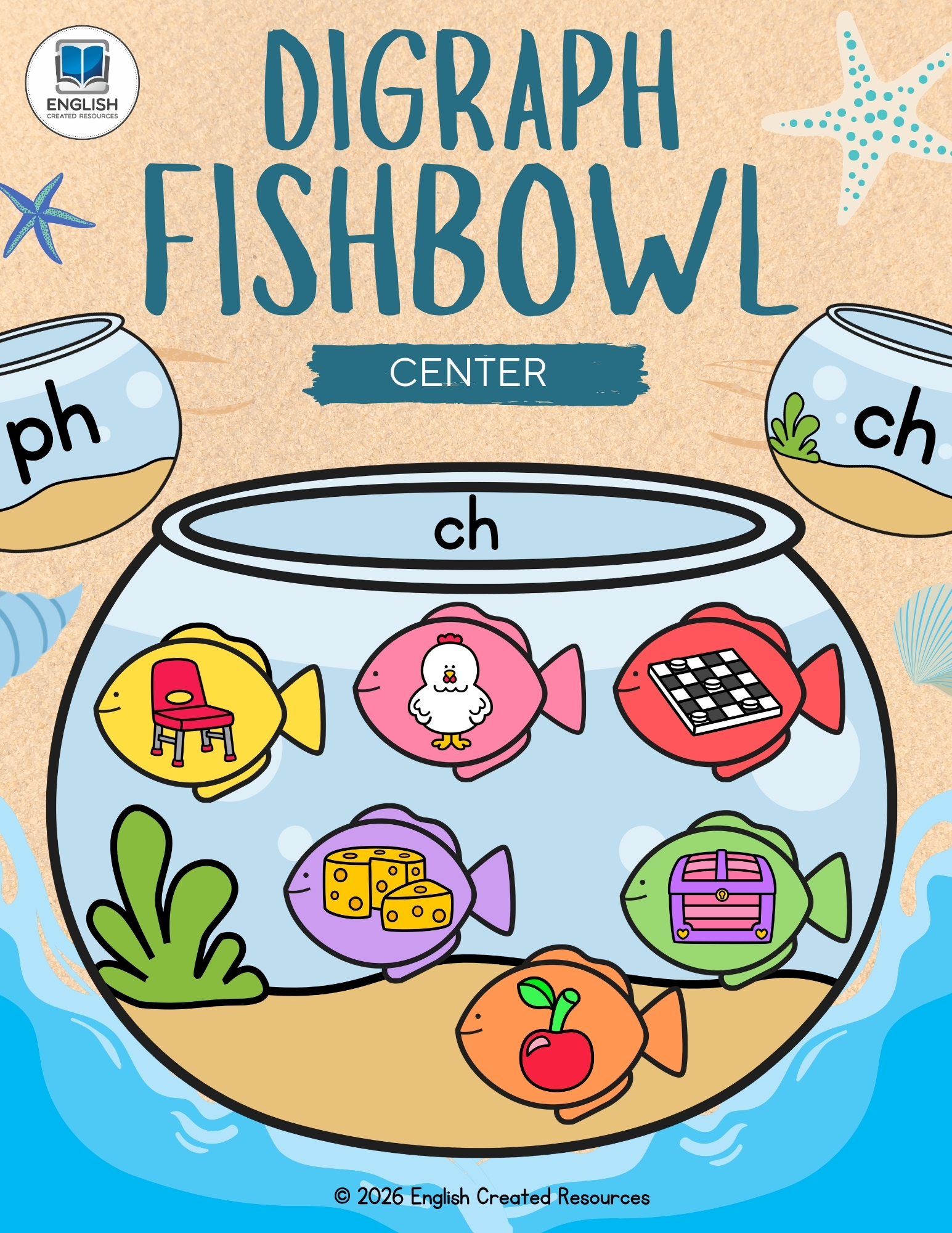 Digraph Fishbowl Center – English Created Resources