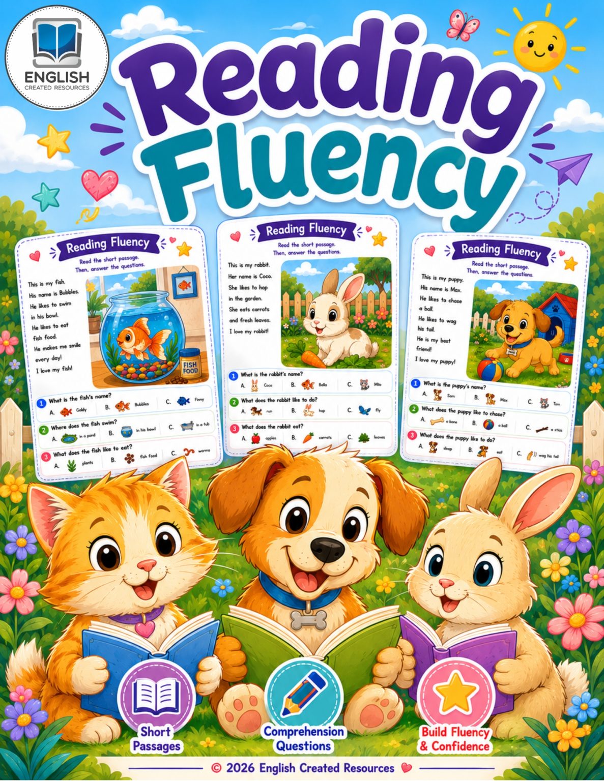 Reading Fluency – English Created Resources